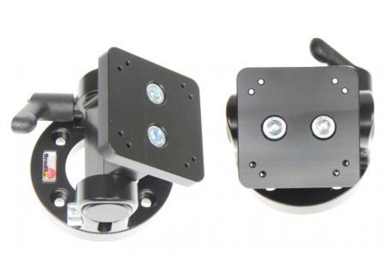 Brodit Pedestal Mount Top Part with 180° turnaround, with AMPS hole